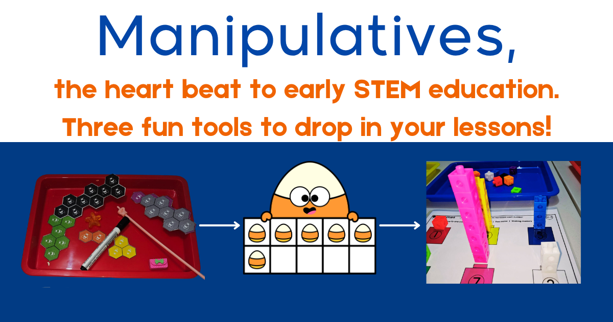 Manipulatives, the heartbeat to early STEM education-three fun tools to ...